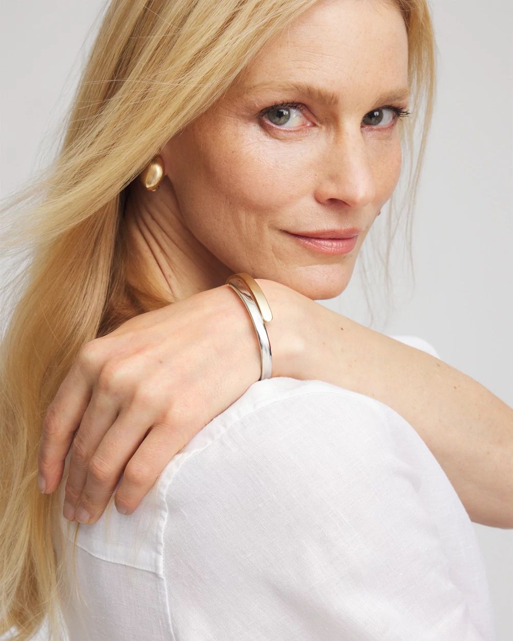 Mixed Metal Cuff Bracelet | Chico's